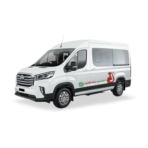 Minibus 11-Seater - Go With The Gecko
